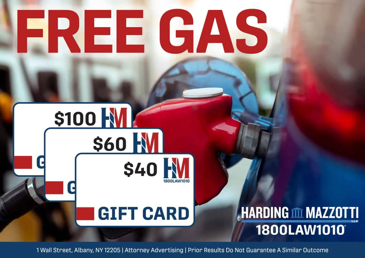 Gas Card Sweepstakes | Harding Mazzotti, LLC